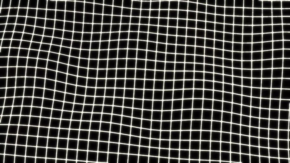 White wireframe wave animated | ClipStock