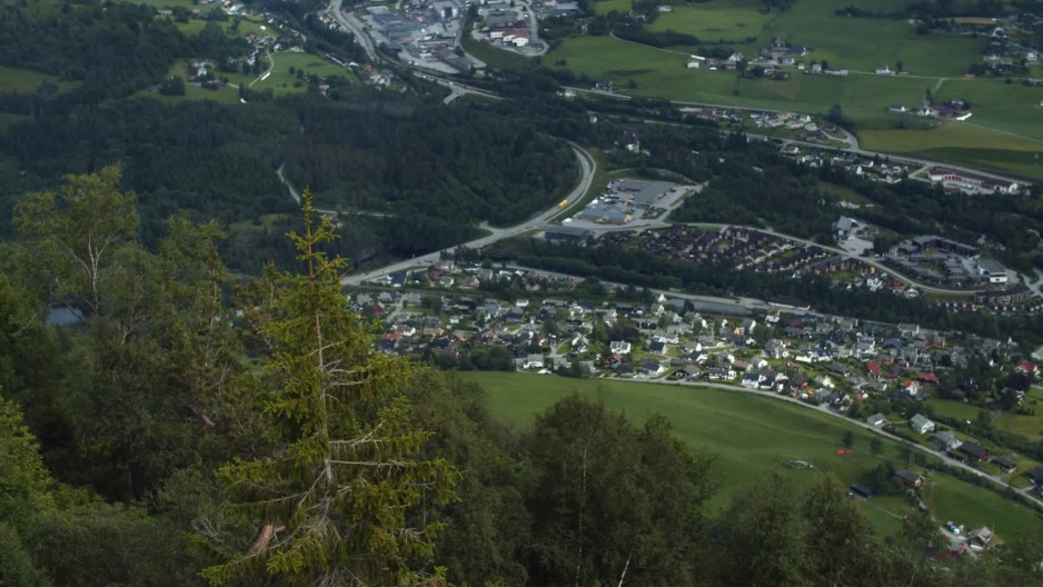 Sprawling town full of intricate buildings | ClipStock